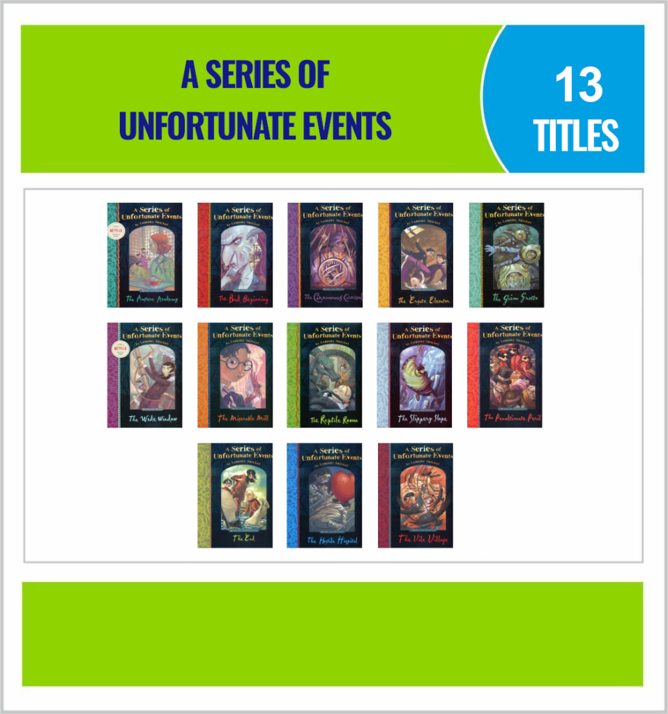 A Series of Unfortunate Events | 13 Book Collection - Laburnum House Educational