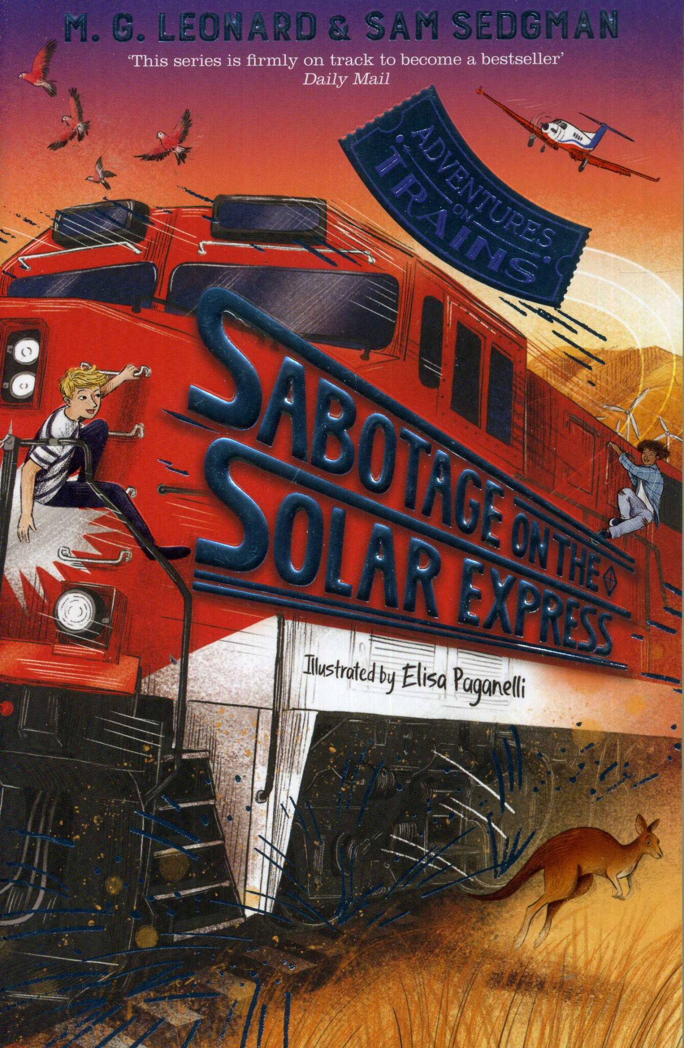 Sabotage On The Solar Express - Adventures on Trains Book 5 - Laburnum House Educational