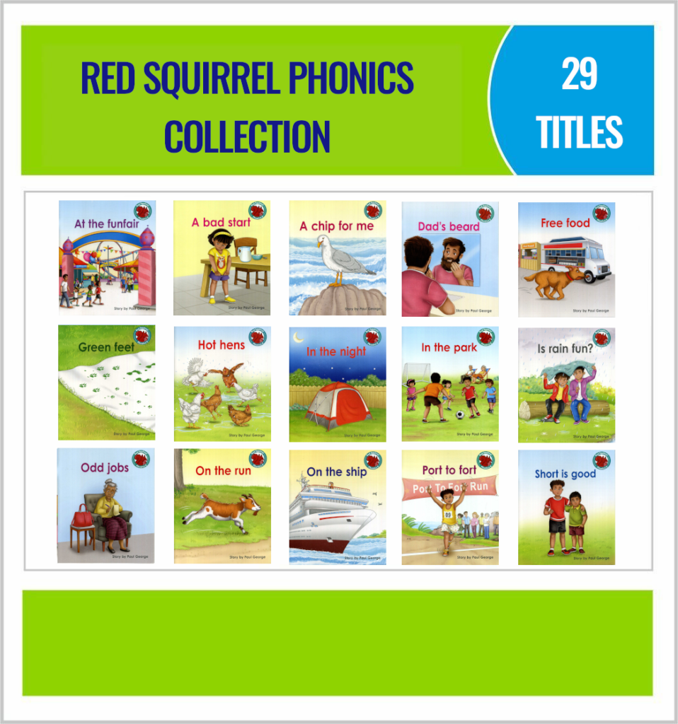 Red Squirrel Phonics Collection | 29 Books - Laburnum House Educational