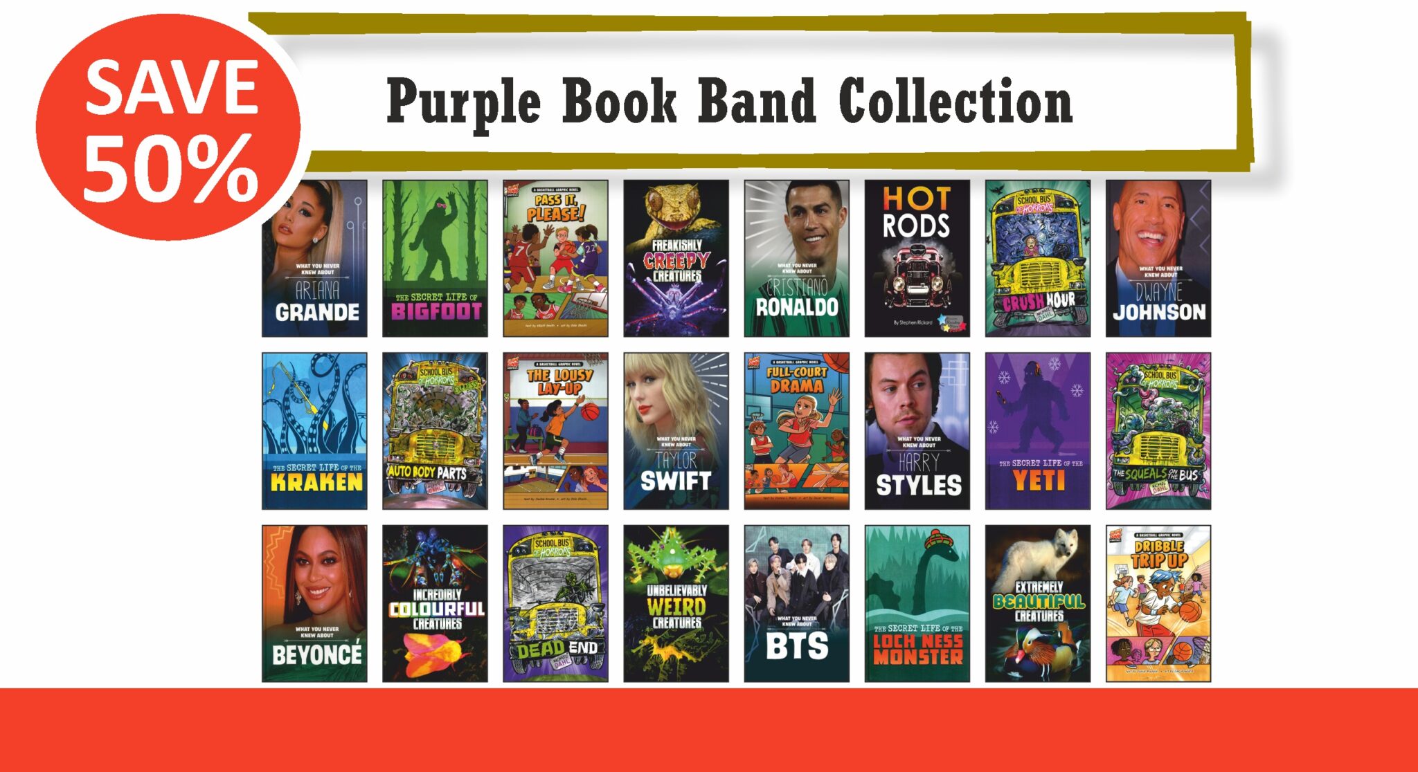 Purple Book Band Collection | 24 Books - Laburnum House Educational