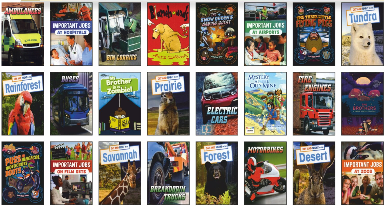 Lime Book Band Collection | 24 Books - Laburnum House Educational