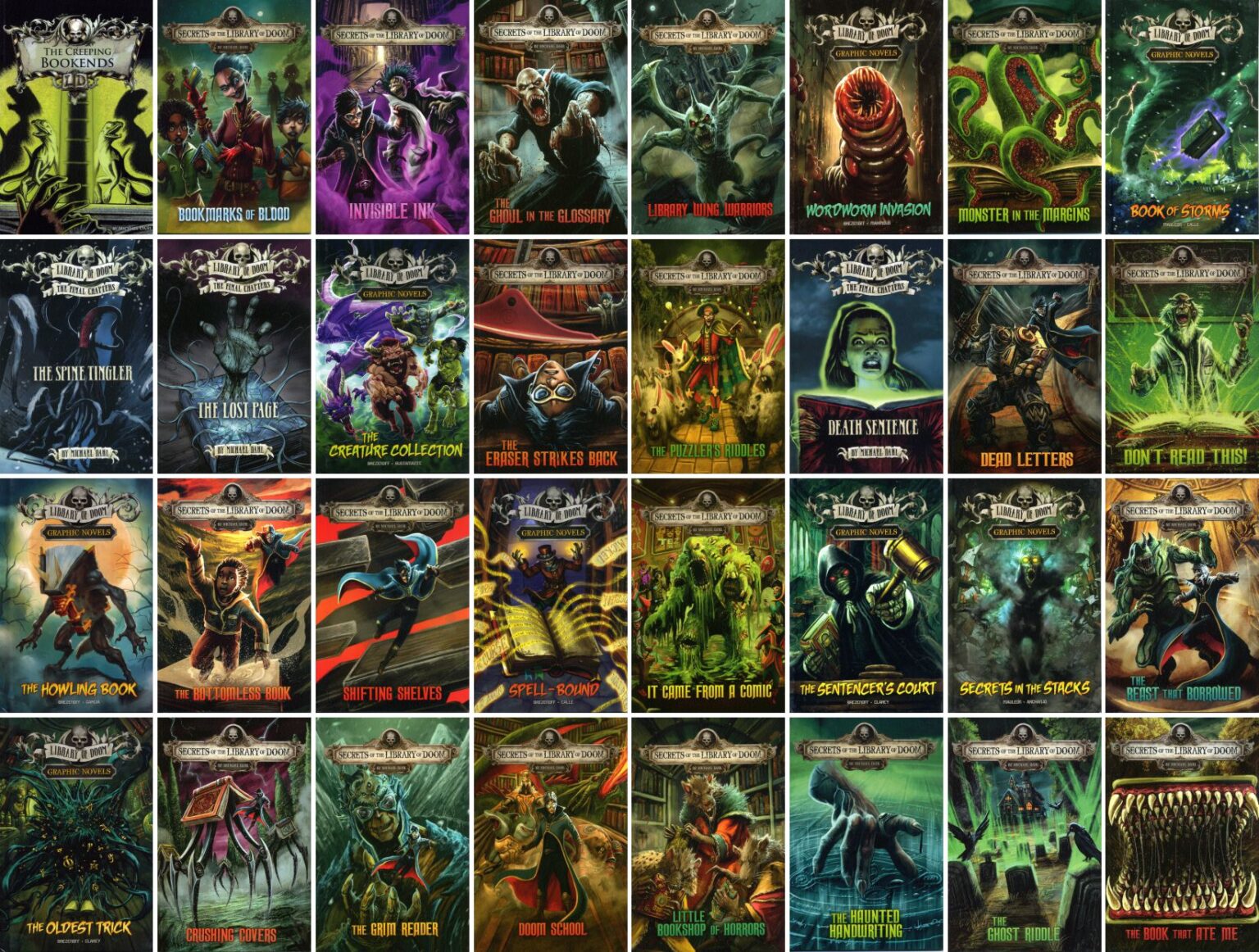 Library Of Doom Bumper Collection | 32 Books - Laburnum House Educational
