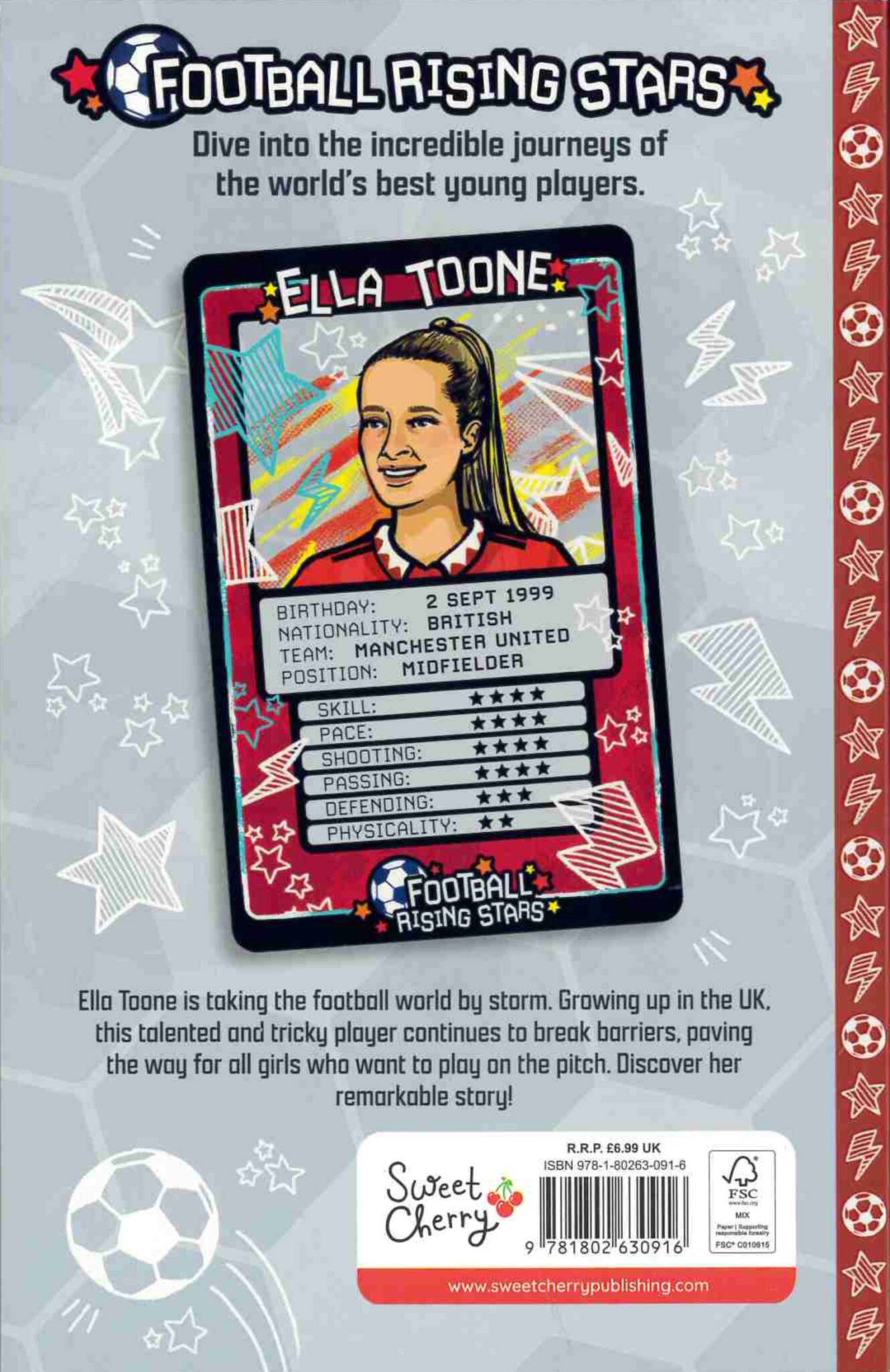 Ella Toone Football Rising Stars 9781802630916 - Laburnum House Educational